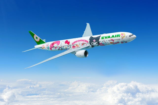 EVA Air debuts newest Hello Kitty plane on Chicago route - EscapeSoul