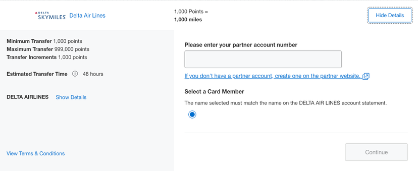 How to transfer American Express Membership Rewards points to Delta ...
