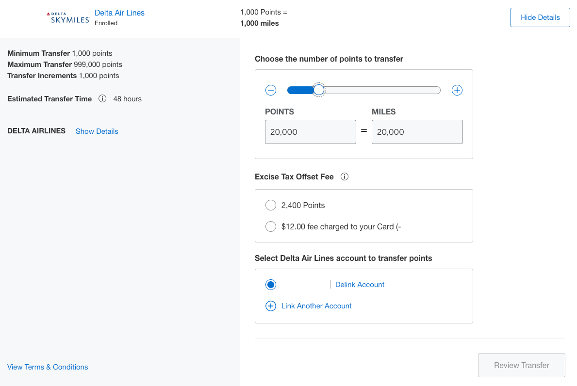 How to transfer American Express Membership Rewards points to Delta ...