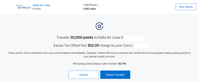 How to transfer American Express Membership Rewards points to Delta ...
