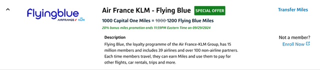 Capital One transfer bonus to Air France-KLM: Receive 20% Flying Blue ...