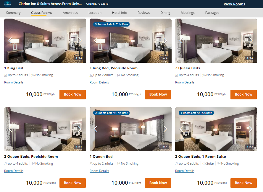 Choice Hotels Sweet Spot Rewards redemptions - The Points Guy