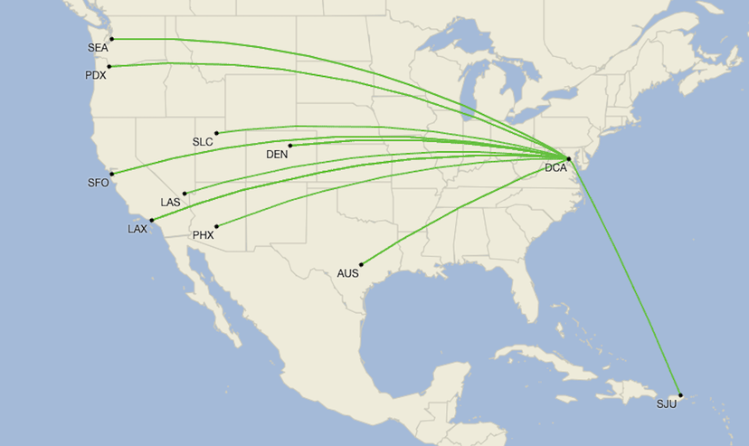 5 airlines win coveted long-distance flights at DCA - The Points Guy