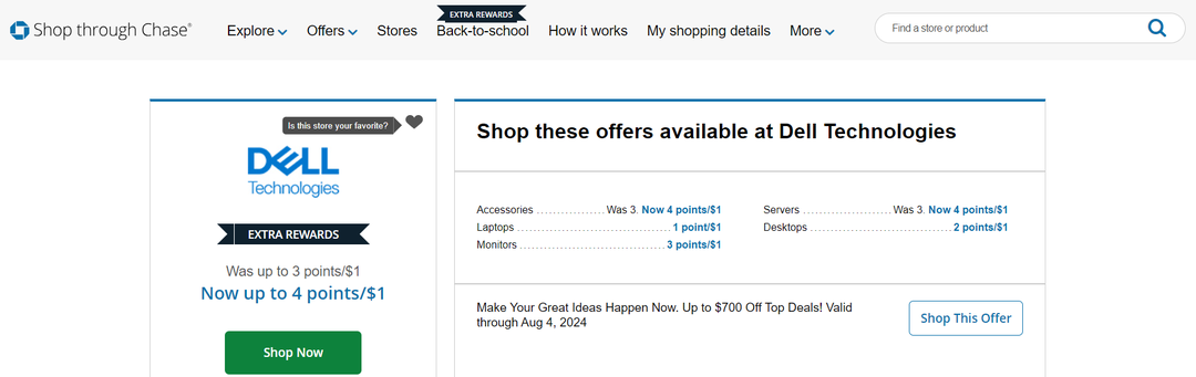 Chase shopping portal: How to use Shop Through Chase to earn more ...