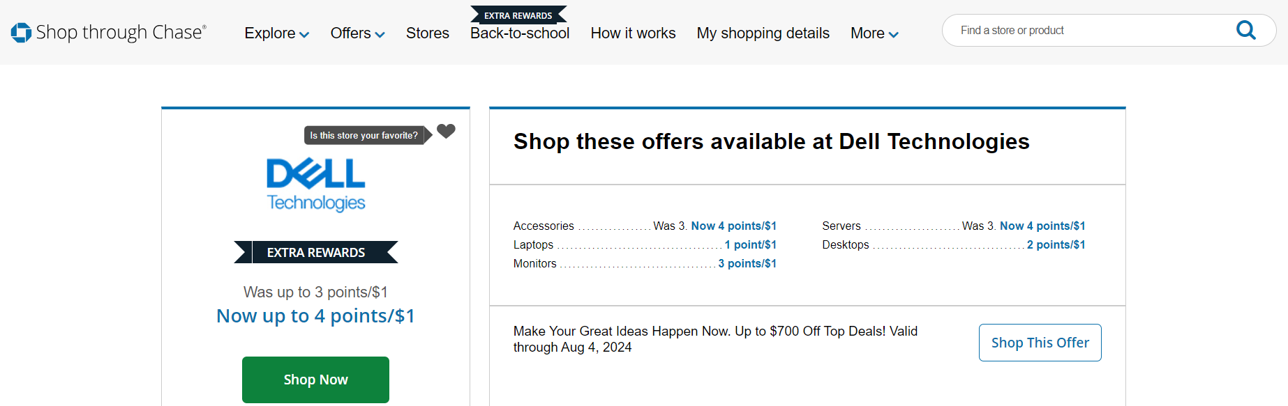 Chase shopping portal: How to use Shop Through Chase to earn more ...