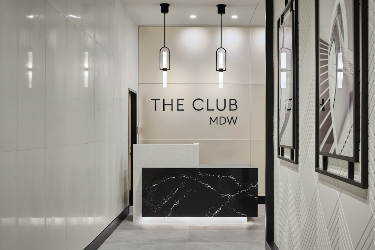 First look: Inside Chicago Midway's first-ever airport lounge, The Club ...