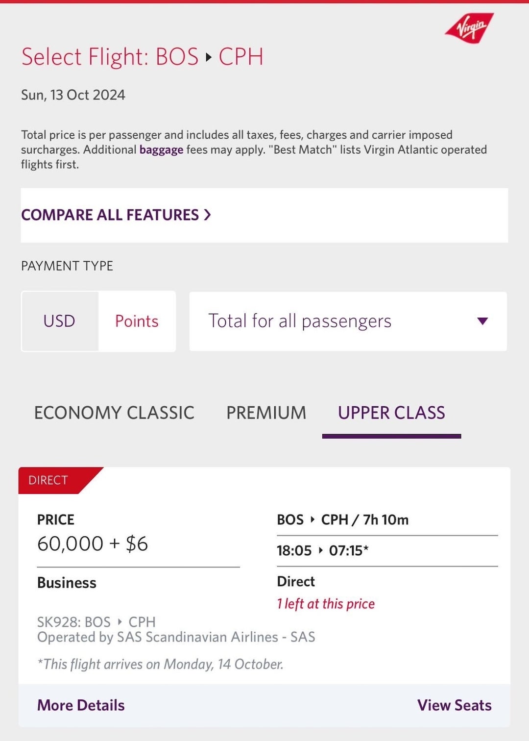 SAS awards now available using Delta SkyMiles (and other partners ...