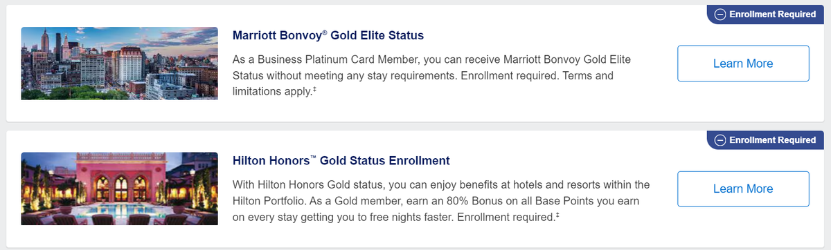 Hotel status with Amex Platinum and Business Platinum - The Points Guy