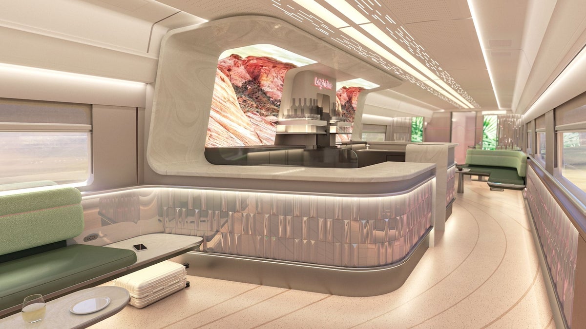 Brightline West train interiors revealed - The Points Guy