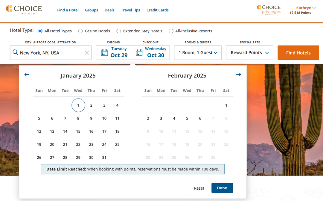 Choice Privileges unveils award-booking changes for 2025 - The Points Guy