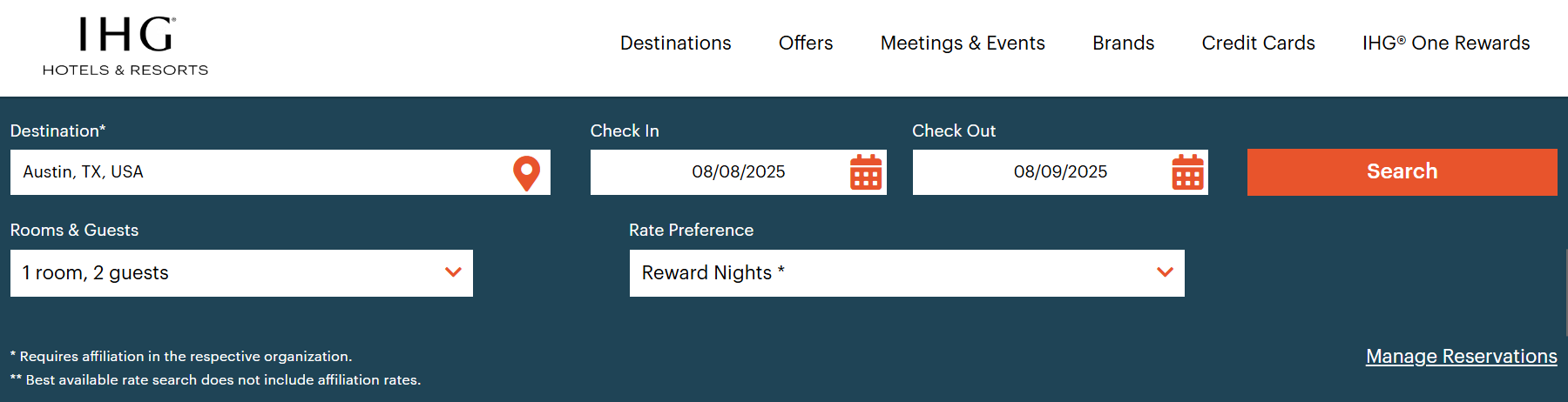 How to redeem IHG points - VoyageAround