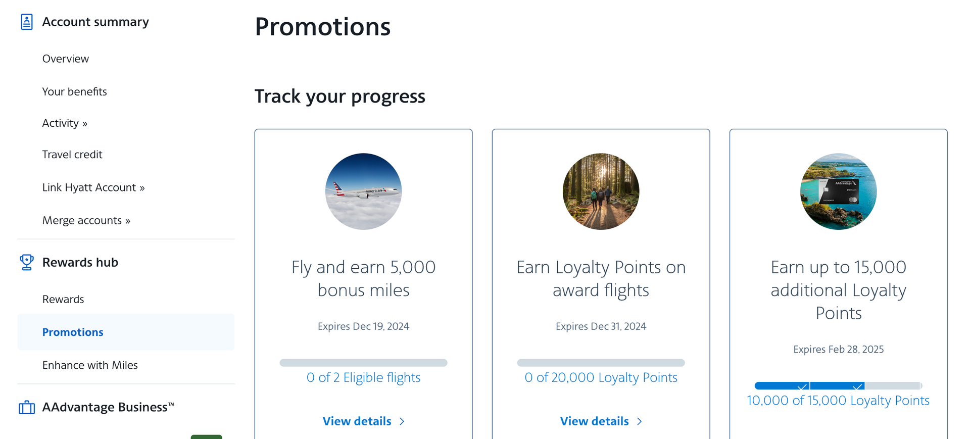 American Airlines offering bonus miles or Loyalty Points for AAdvantage ...