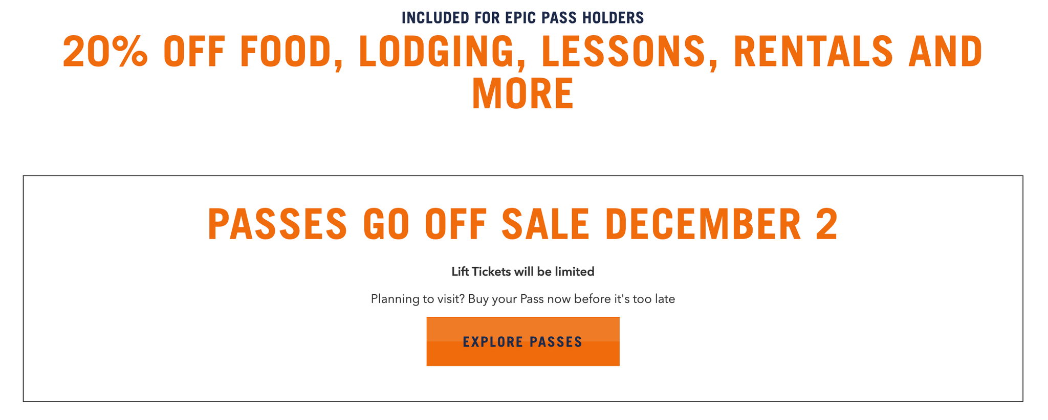 Last chance to get your Epic Passes for 2024-2025 ski season - The ...