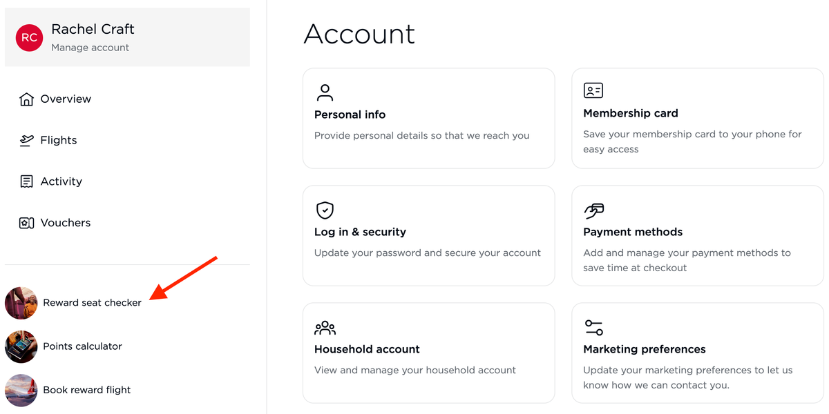 How to use Virgin Atlantic's reward seat checker to find cheap Saver ...