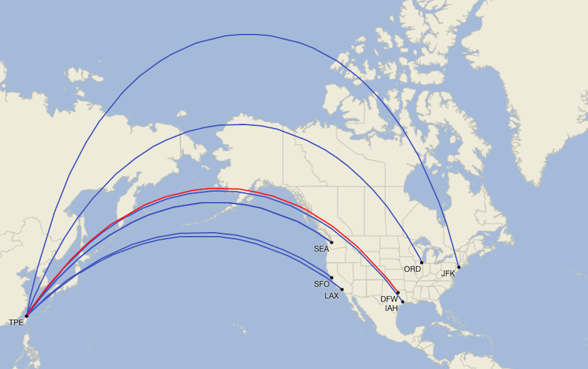 EVA Air announces new route from Dallas Fort Worth to Taipei - The ...