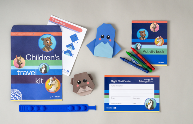 United debuts redesigned amenity kits, children's pack - The Points Guy