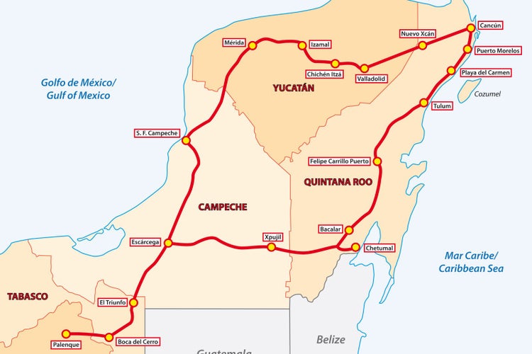 Mexico's Maya Train (Tren Maya) route is complete - The Points Guy