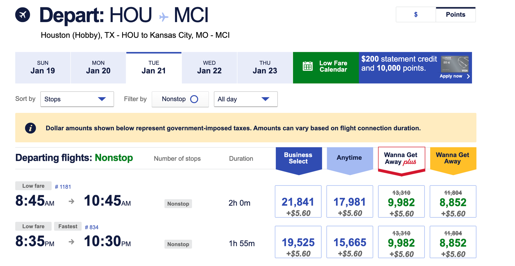 Southwest promo code awards 25% off some Rapid Rewards bookings in 2025 ...