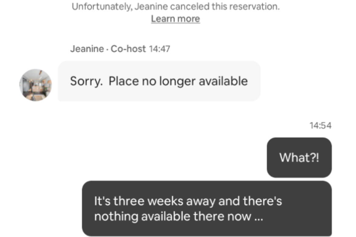 What to do if your Airbnb host cancels your vacation rental last minute ...