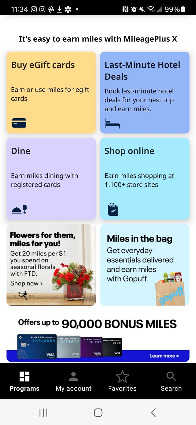 Earn more United miles with the MileagePlus X app - VoyageAround