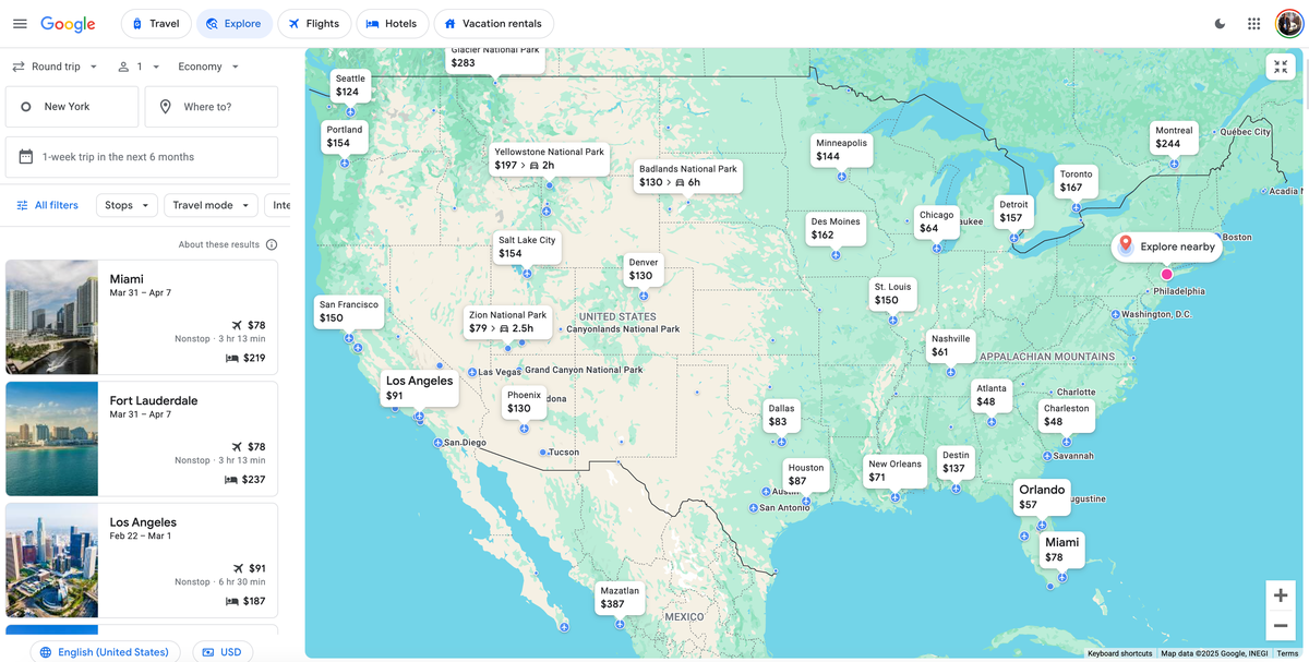 How to use Google Flights Explore to find cheap flights and hotel deals ...