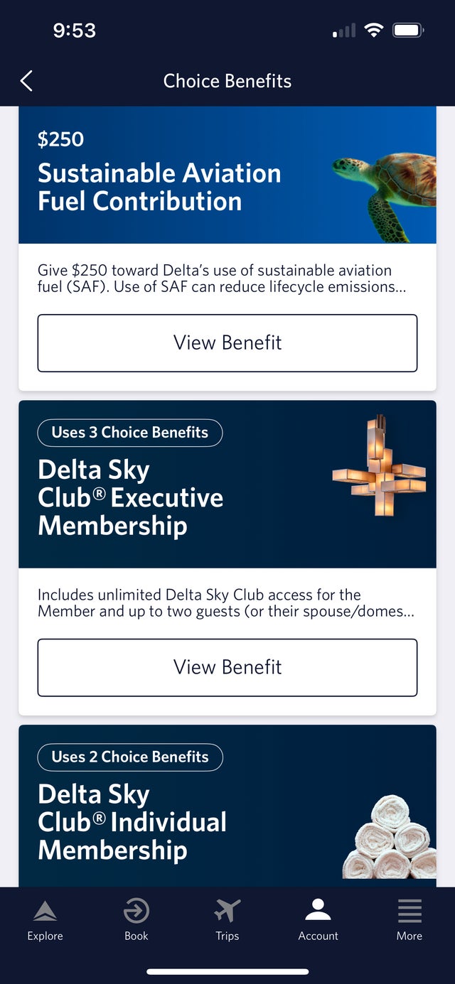 Check your SkyMiles account: Delta Choice Benefits, guest passes and ...