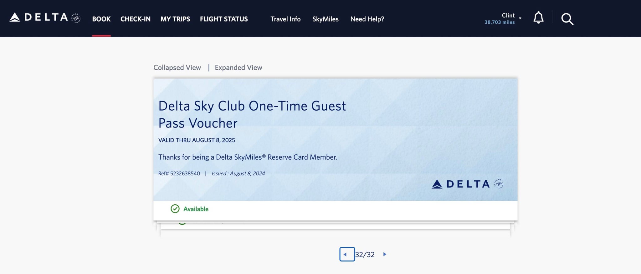 Check your SkyMiles account: Delta Choice Benefits, guest passes and ...