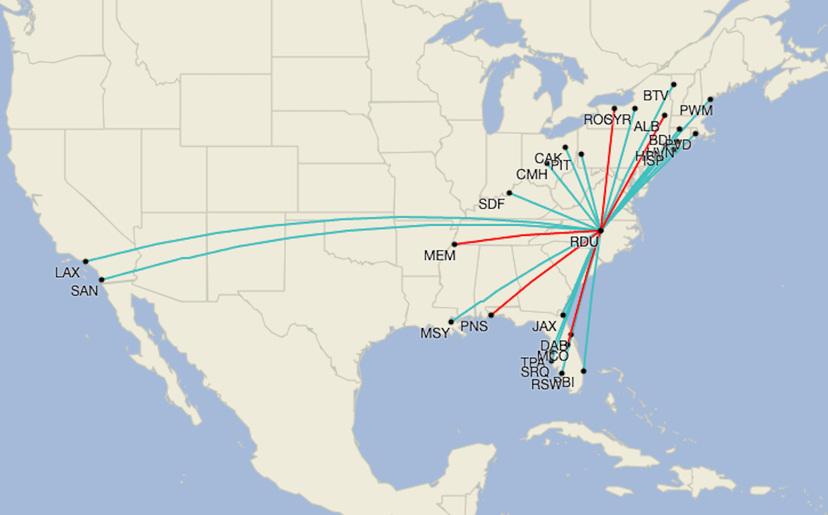 Breeze announces 3 new cities, 13 additional routes for 2025 - The ...