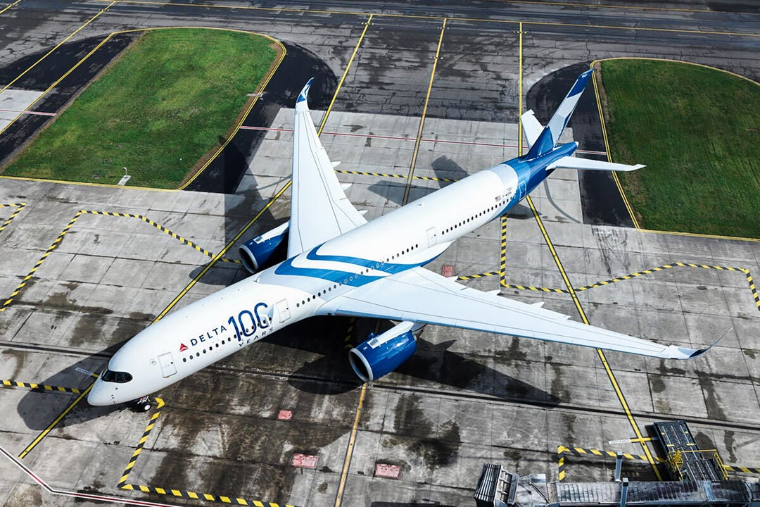 Delta marks 100th anniversary with special livery - The Points Guy
