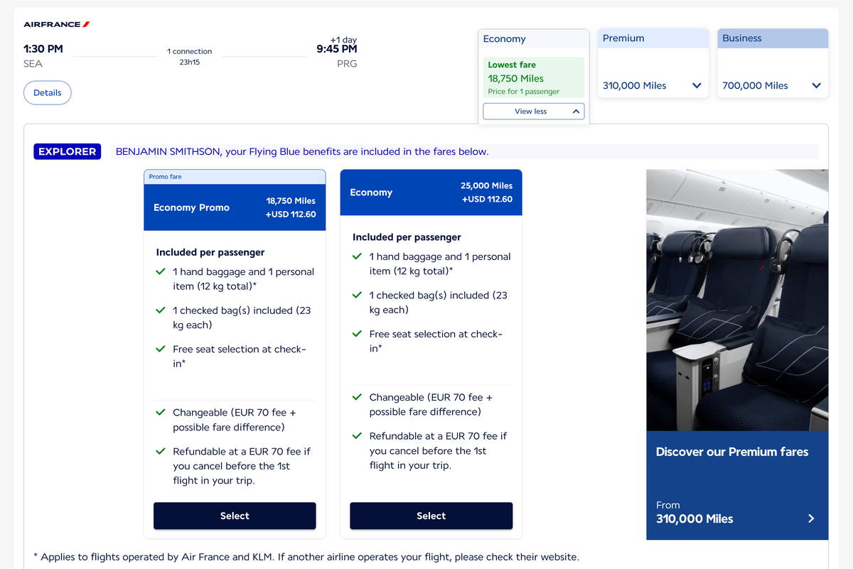 Flying Blue Promo Rewards (March): Book flights to Europe - The Points Guy