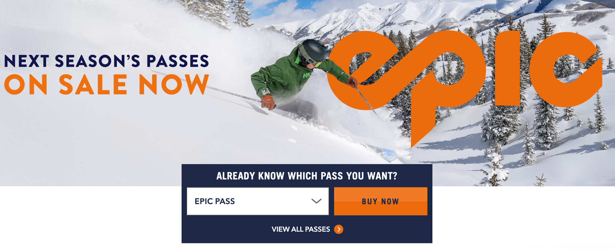 Epic Passes on sale now for next year's ski season — ski for as low as ...