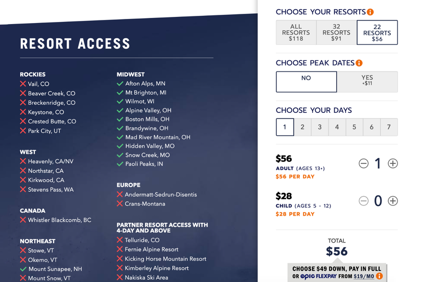 Epic Passes on sale now for next year's ski season — ski for as low as ...