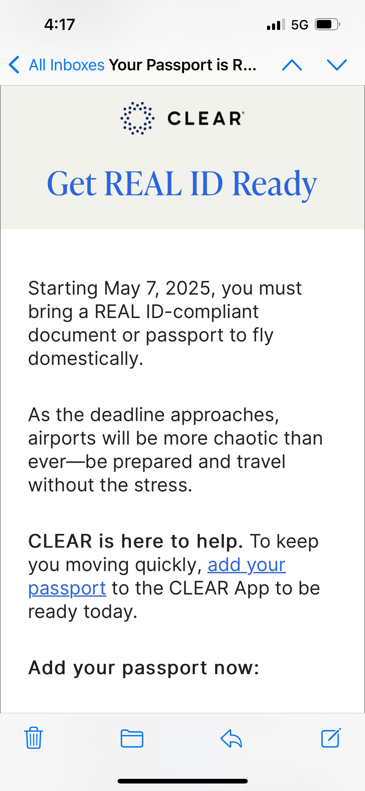Less than 2 days until Real ID requirement for airport security goes ...