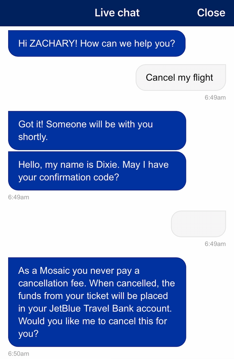 You can save time on the phone by chatting with JetBlue - The Points Guy
